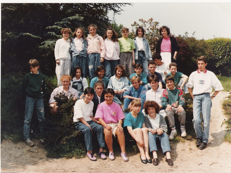 Photo de classe 5 ème Emeraude de 1988, Collège Saint-augustin ...
