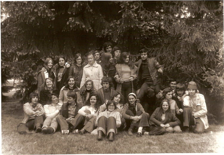 Photo de classe Seconde C + quelques autres élèves 1976 Pontcharra de 1976, Lycée Pierre Du ...