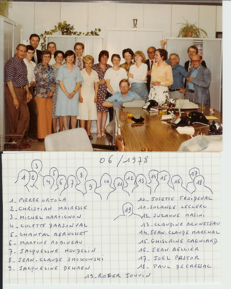 Photo de classe LA DEFENSE section Nord de 1978, ESSO SAF - Copains d'avant