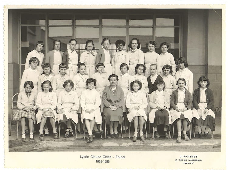 Photo de classe 5°A2 de 1955, Lycée Claude Gellée - Copains d'avant