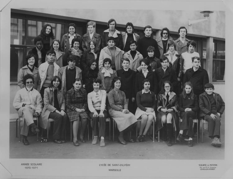 Photo de classe 2nde Lycée Nord de 1970, Lycée Saint-exupéry - Copains ...