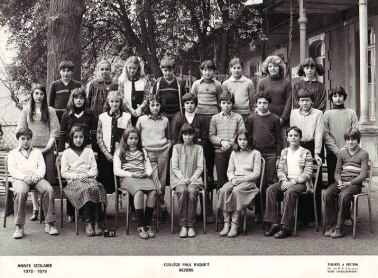 Photo de classe College Paul Riquet 6°3 1977 1978 de 1978, Collège Paul ...