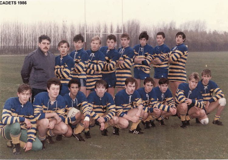 Photo de classe Cadets 86 de 1986, OGS RUGBY - Copains d'avant