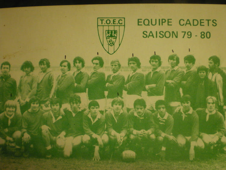 Photo de classe Dernière équipe cadet championne des Pyrénées de 1980 ...