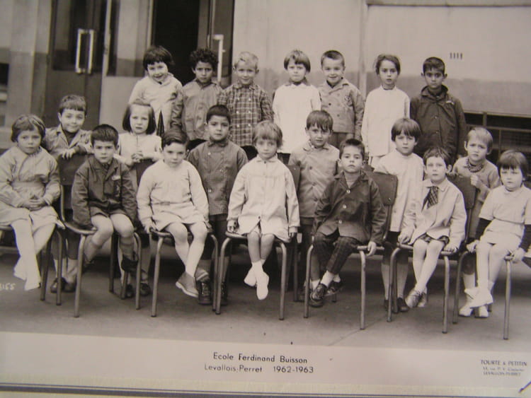 Photo de classe Classe enfantine (ex maternelle) de 1962, ECOLE ...