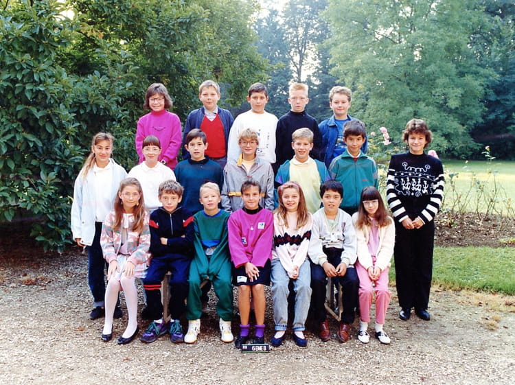 Photo de classe 6 eme B de 1989, Collège Mabillon - Copains d'avant
