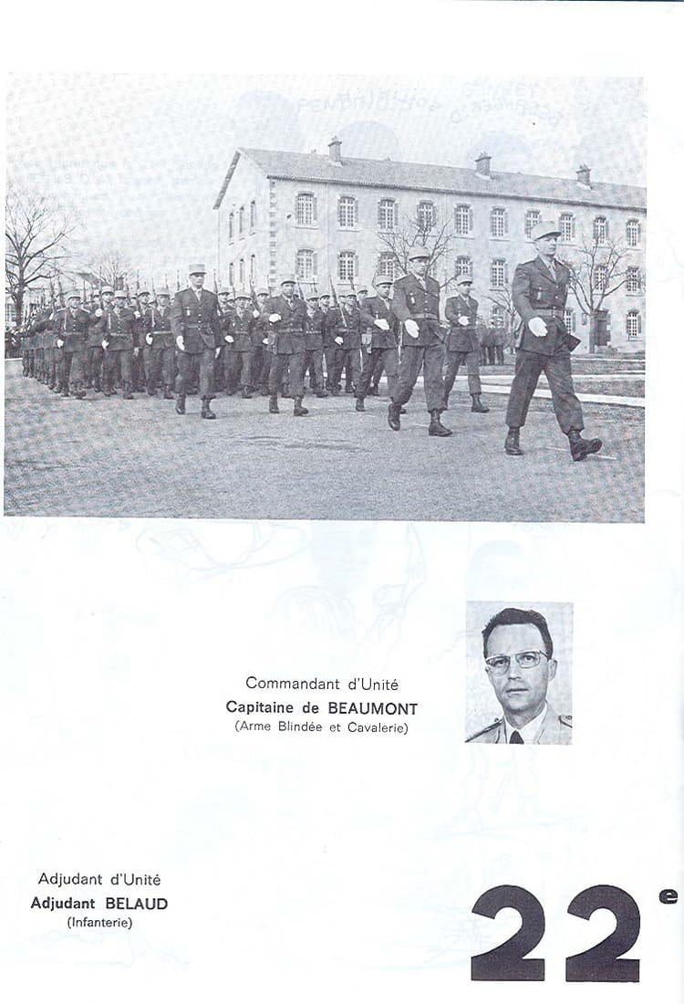 Photo de classe 22° Cie ENSOA de 1978, Ensoa (Ecole Nationale Des Sous ...