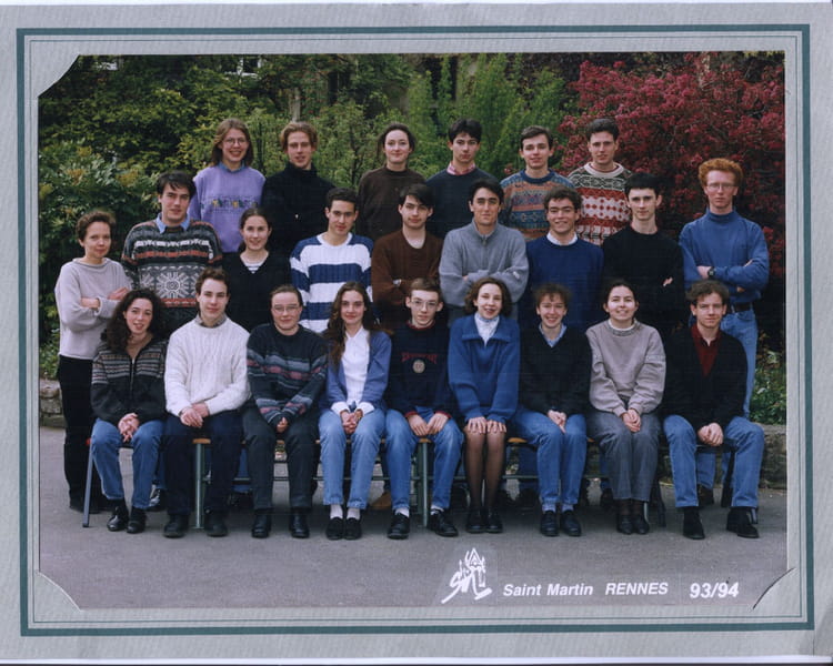 Photo de classe Terminale C Mauve de 1993, Lycée Saint-martin - Copains ...
