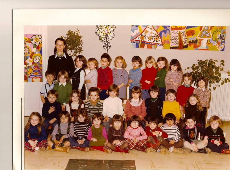 Photo de classe Grande section-Maternelle Tasdon de 1978, ECOLE RAYMOND ...