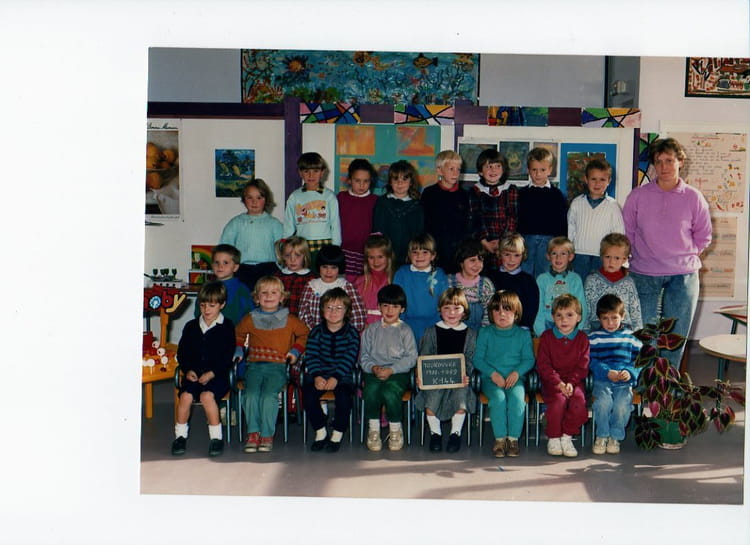 Photo de classe 3ème année de maternelle de 1989, Ecole Juignet ...
