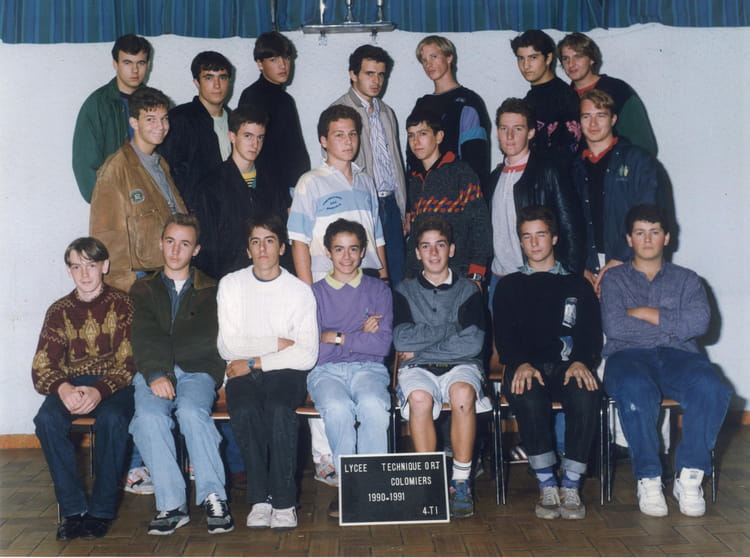 Photo de classe 4ème TI de 1991, Ort - Copains d'avant