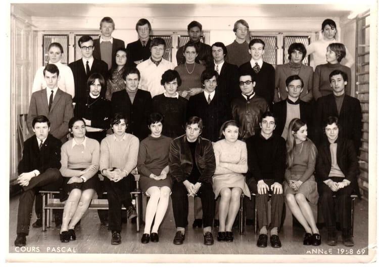 Photo de classe Terminale B 68-69 de 1968, COURS PASCAL - Copains d'avant