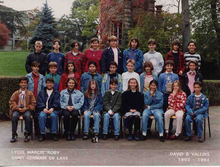 Photo de classe 5ème de 1994, Collège Marcel Roby - Copains d'avant