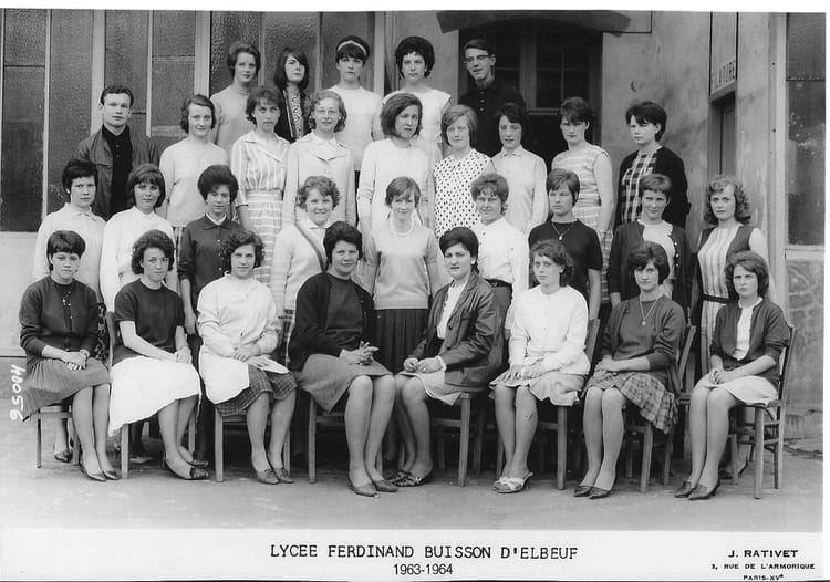 Photo de classe 3ème C de 1964, Lycée Ferdinand Buisson - Copains d'avant