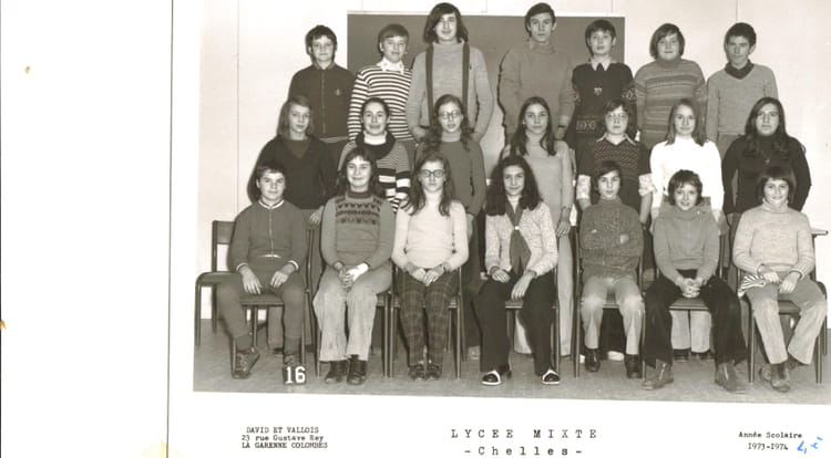 Photo de classe 4eme de 1973, Lycée Polyvalent D'état - Copains d'avant