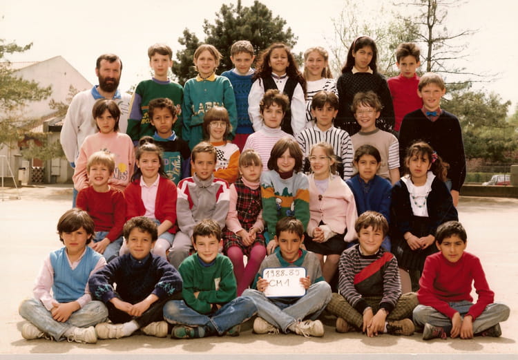 Photo de classe Blanchette 88-89 de 1988, école Les Blanchettes ...