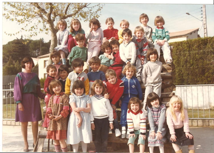 Photo de classe Grande section de 1983, Ecole Noël Lacombe - Copains d ...