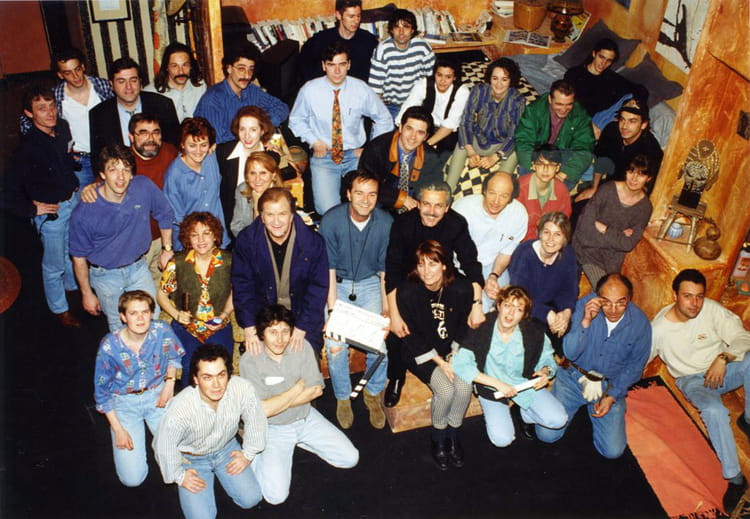 Photo de classe Photo de fin de tournage "les Cordier juge et flic" de ...