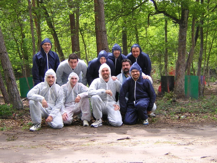 Photo de classe Paintball bureau d'études de 2005, AMEC SPIE - Copains ...