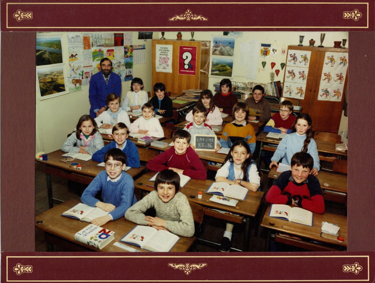 Photo de classe Cl1 de 1985, Ecole Emile Panet (Auchy Les Hesdin ...