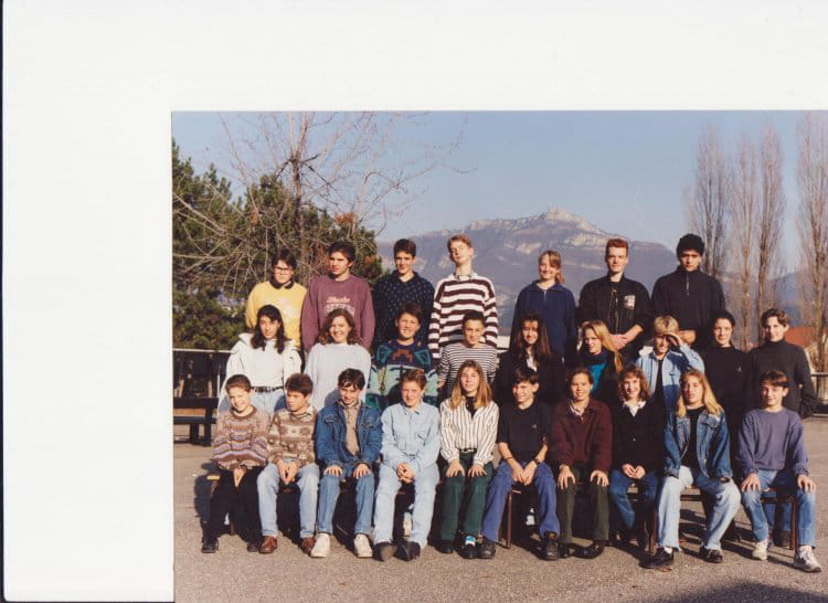 Photo de classe 4eme (année 1992/1993) de 1993, Collège Bissy - Copains ...