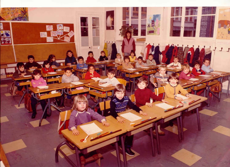 Photo de classe Classe de Mme TAVEL de 1983, Ecole Marius Pinard ...