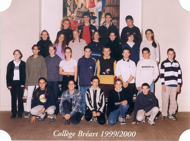 Photo de classe 3°7 de 2000, Collège Breart - Copains d'avant