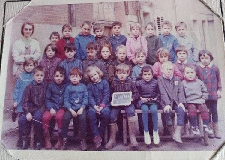 Photo de classe Ludres Maitresse Mme Gonel de 1968, Ecole Pierre Loti ...