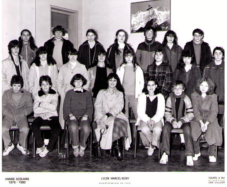 Photo de classe 4ème 10 de 1980, Collège Marcel Roby - Copains d'avant