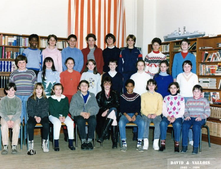 Photo de classe Colllège Jacques Amyot de 1985, Collège Jacques Amyot ...