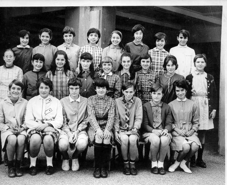 Photo de classe 5ème Moderne collège MOURNA de 1967, Collège Mourna ...