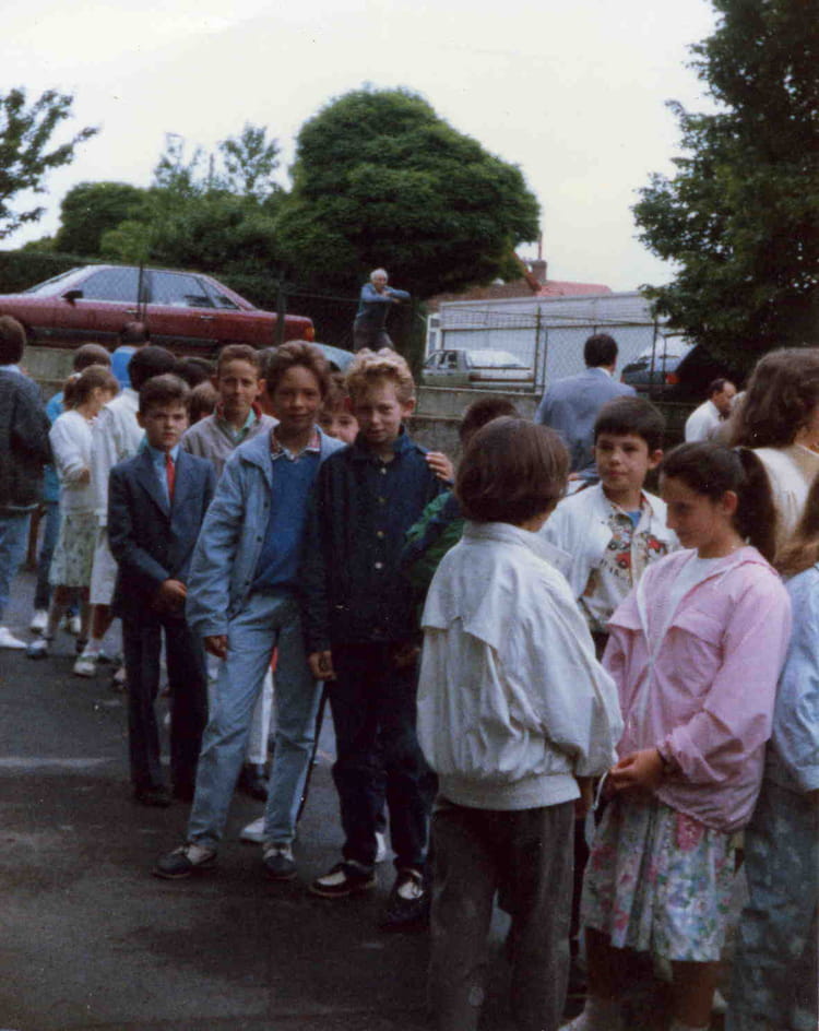 Photo de classe Cm2 de 1987, Ecole Jules Leroux (Bertry) - Copains d'avant