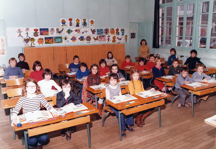 Photo de classe CE1 de 1977, ECOLE DIDEROT - Copains d'avant