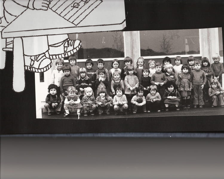 Photo de classe école maternelle sainte geneviève de 1977, STE ...