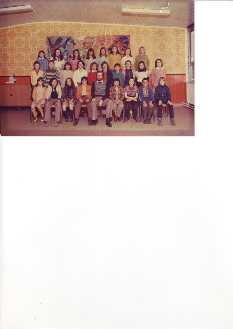 Photo de classe 6ième - 1973 - 1974 COLLEGE VILLARS DENAIN de 1973 ...