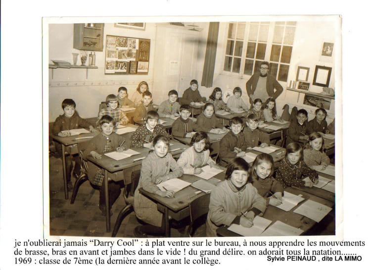 Photo de classe SOUVENIR école communale de PANNES - CM1 ou CM2 de 1970 ...