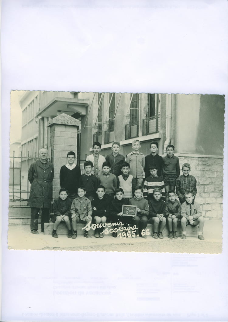 Photo de classe CM 2 de 1965, ECOLE LES BALMES - Copains d'avant