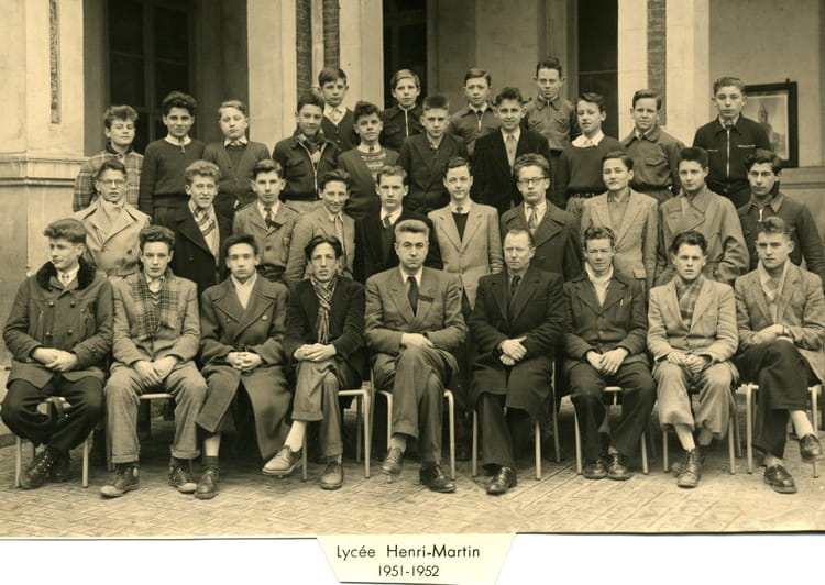 Photo de classe Lycée de St Quentin - Troisième de 1952, Lycée Henri ...