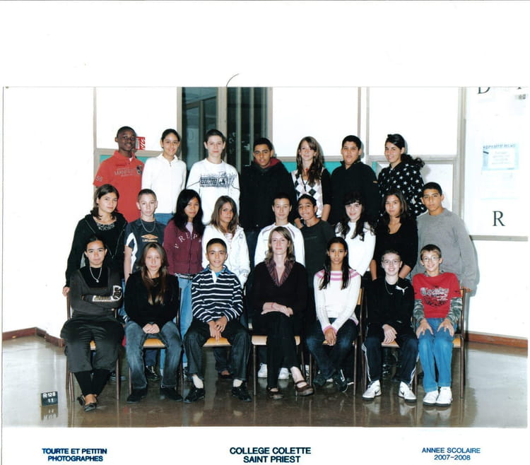 Photo de classe 4eme4 de 2007, Collège Colette - Copains d'avant