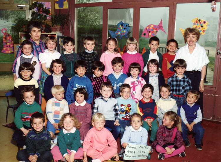 Photo de classe 1987-1988 de 1987, Ecole Andre Fertre (La Fleche ...