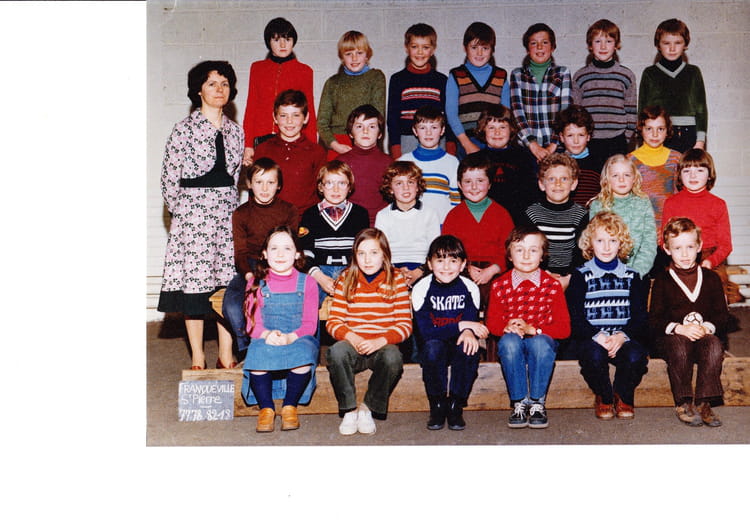 Photo de classe CE2 1977-78 de 1977, Ecole Louis Lemonnier ...