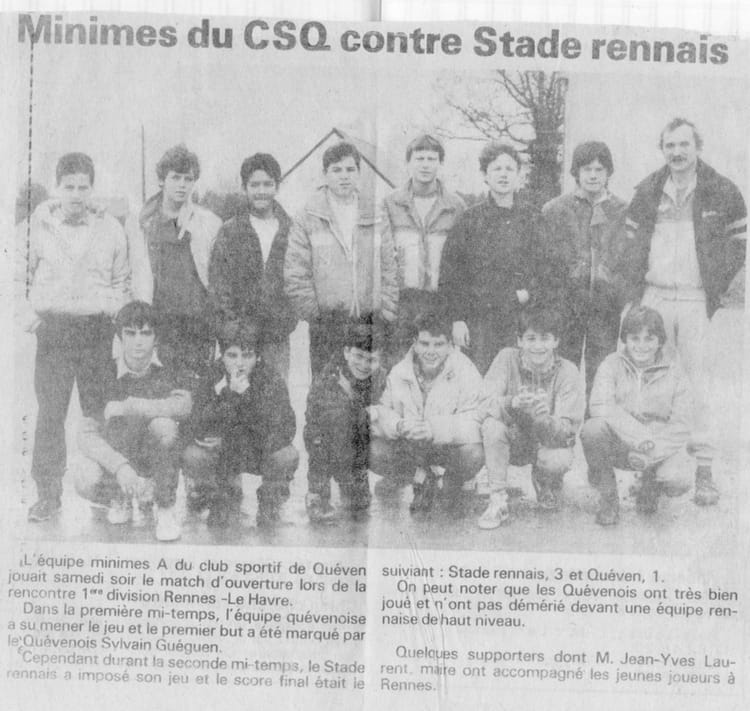 Photo de classe Csq csq de 1986, CSQ - Copains d'avant