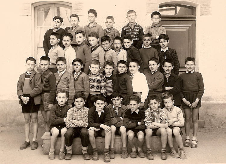 Photo de classe Primaire de 1959, Ecole Joseph-sebastien Pons ...