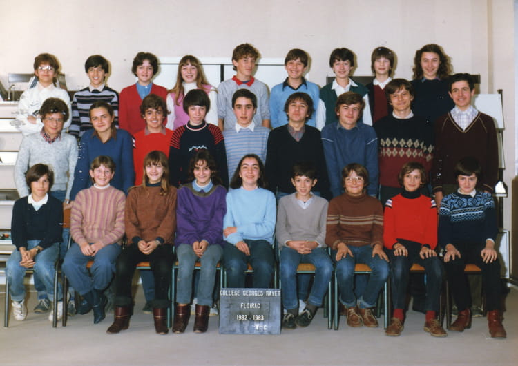 Photo de classe 4ème C de 1983, Collège Georges Rayet - Copains d'avant