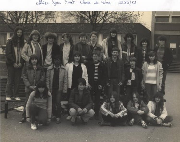 Photo de classe 4ème Jean Monnet de 1980, Collège Jean Monnet - Copains ...