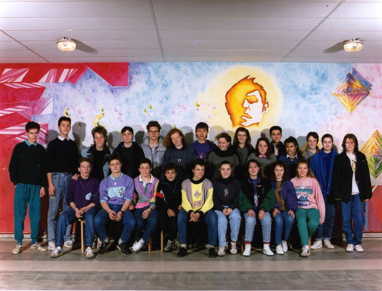 Photo de classe 3 EME DE COLLEGE de 1988, Collège Léon Marie Fournet ...