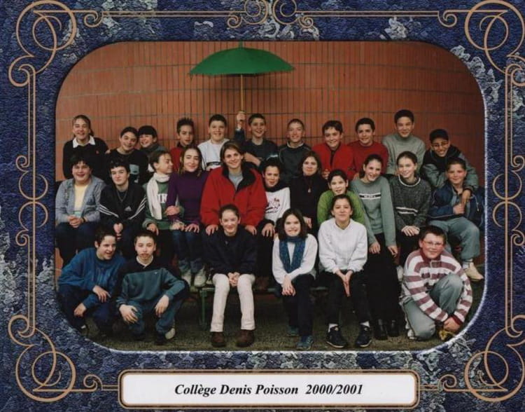 Photo de classe 5 ème 8 de 2001, Collège Denis Poisson - Copains d'avant