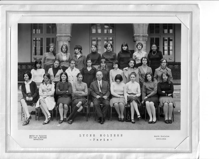 Photo de classe CLASSE DE SECONDE de 1965, Lycée Molière - Copains d'avant