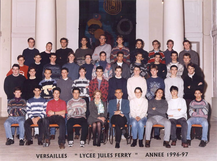 Photo de classe Math-Spé PT* (1996-1997) de 1997, Lycee Jules Ferry ...