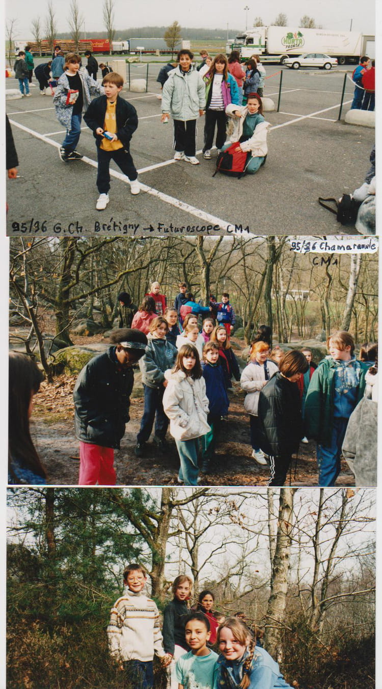 Photo de classe CM éc.G.Chevrier(sorties) 1996 de 1996, ECOLE GABRIEL ...